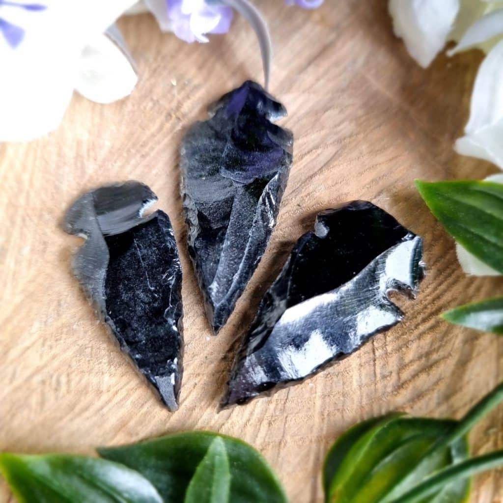 Obsidian Arrowhead - Purple Lotus