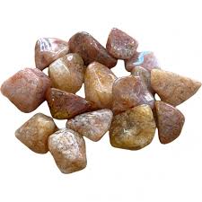 Pink Moss Agate Crystal Tumblestone Enhances Intuition - Purple Lotus ...