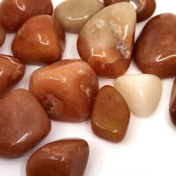 Red Aventurine Crystal Tumblestone for Courage and Focus - Purple Lotus ...