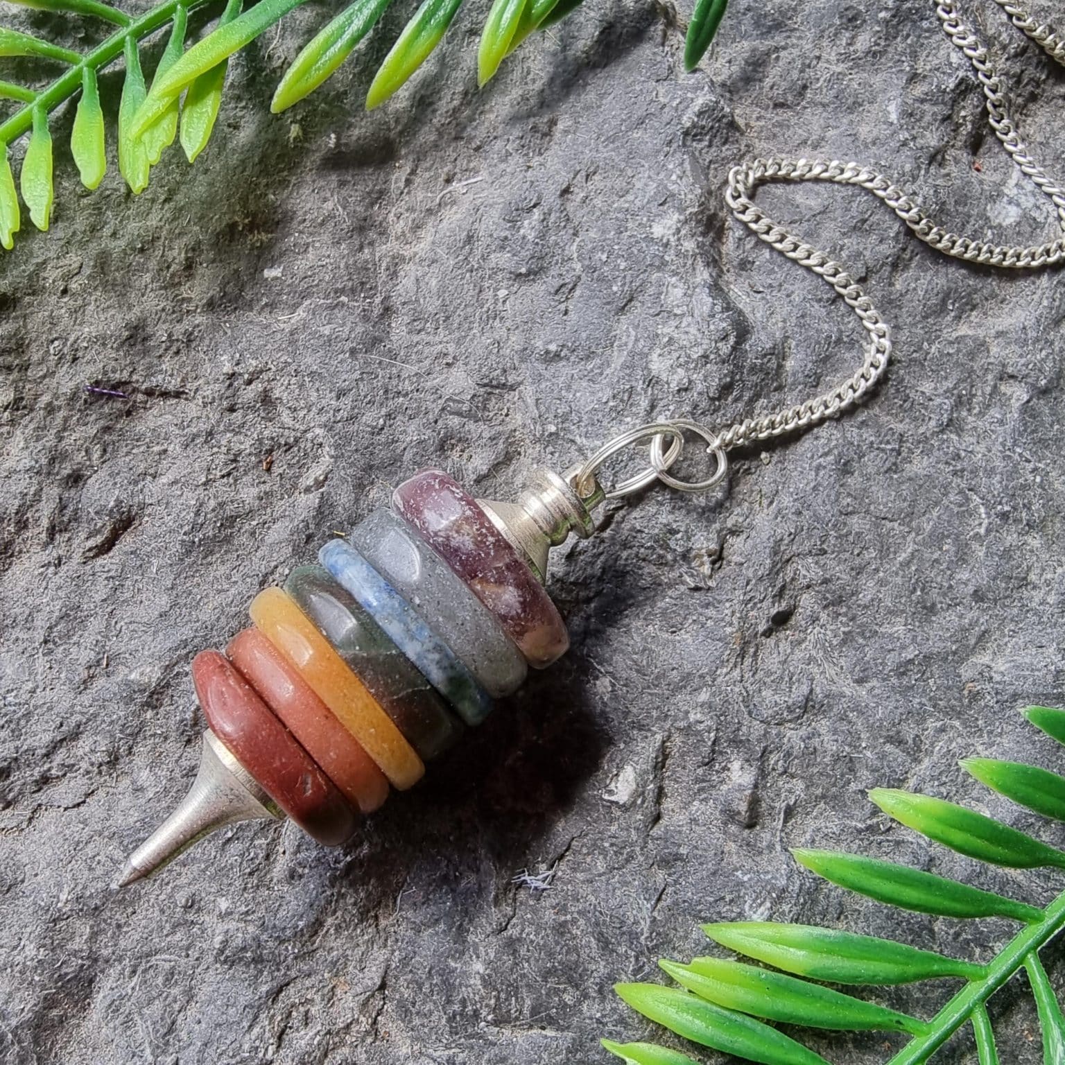 Chakra Pendulum - Purple Lotus